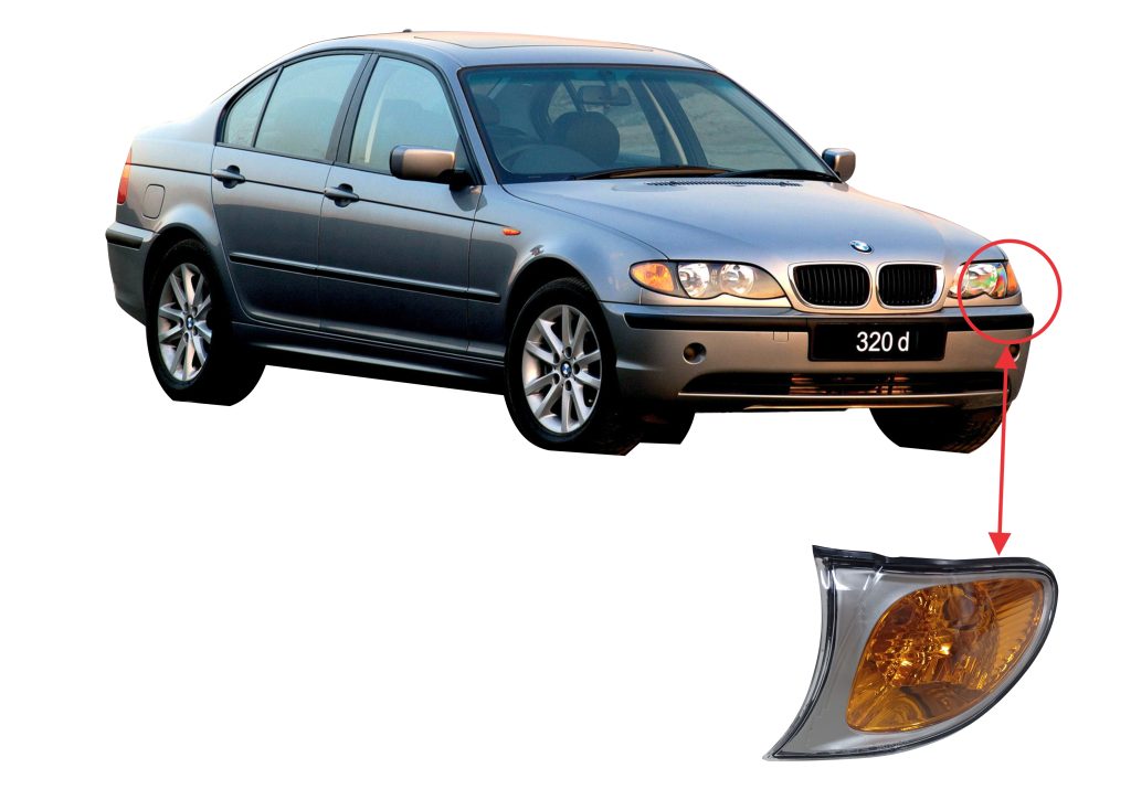 Left Side – Corner Lamp/Indicator -BMW E46 Facelift – 2001-2004 – Cassims